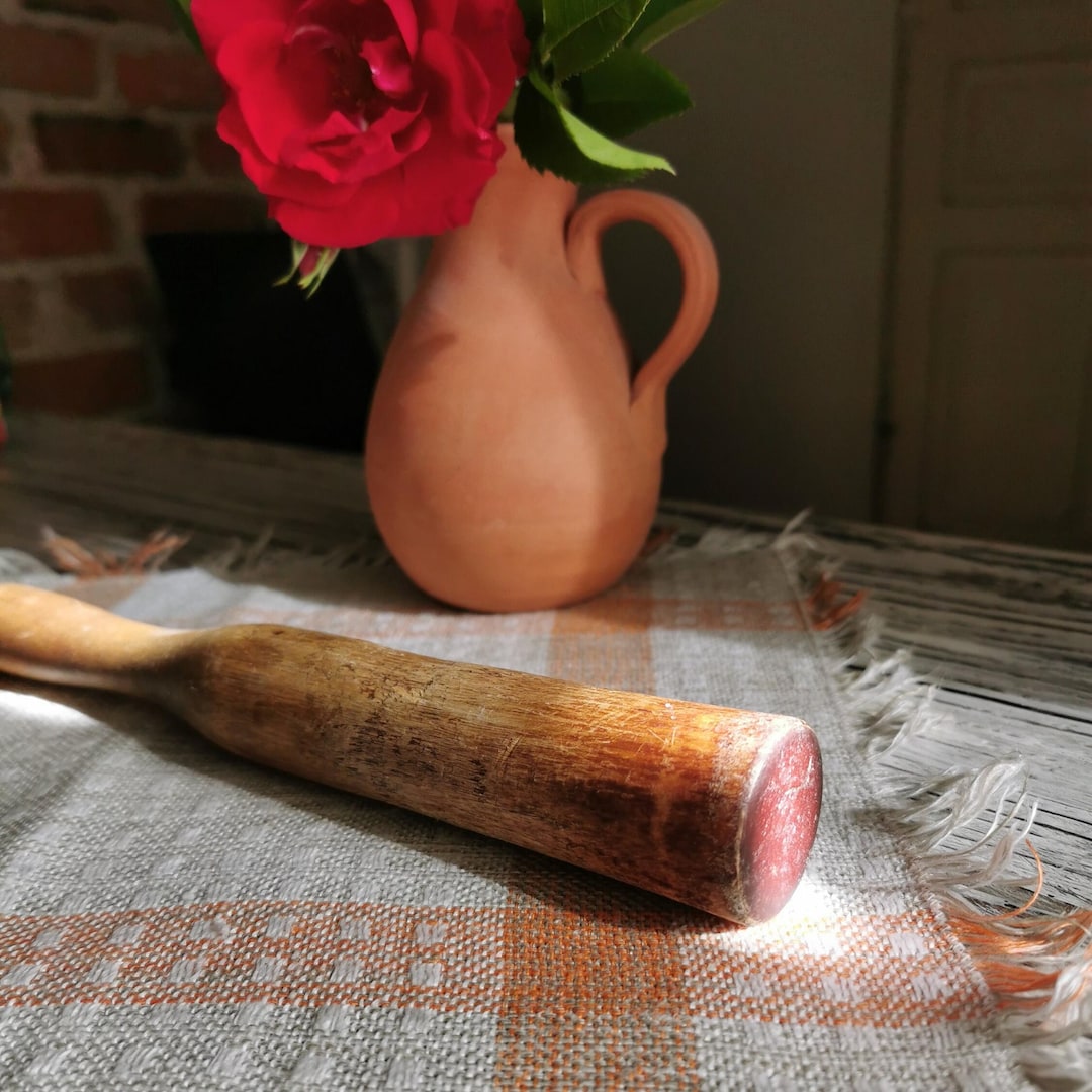 Potato Masher, Old Kitchen Pusher, Rustic Kitchen Decor, 1940's ...