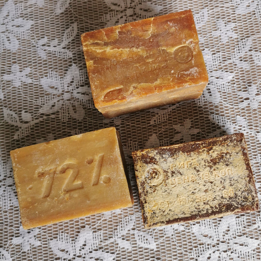 Original 1980s Soviet Laundry Soap, Vintage Soap Bar From Riga, Latvia ...