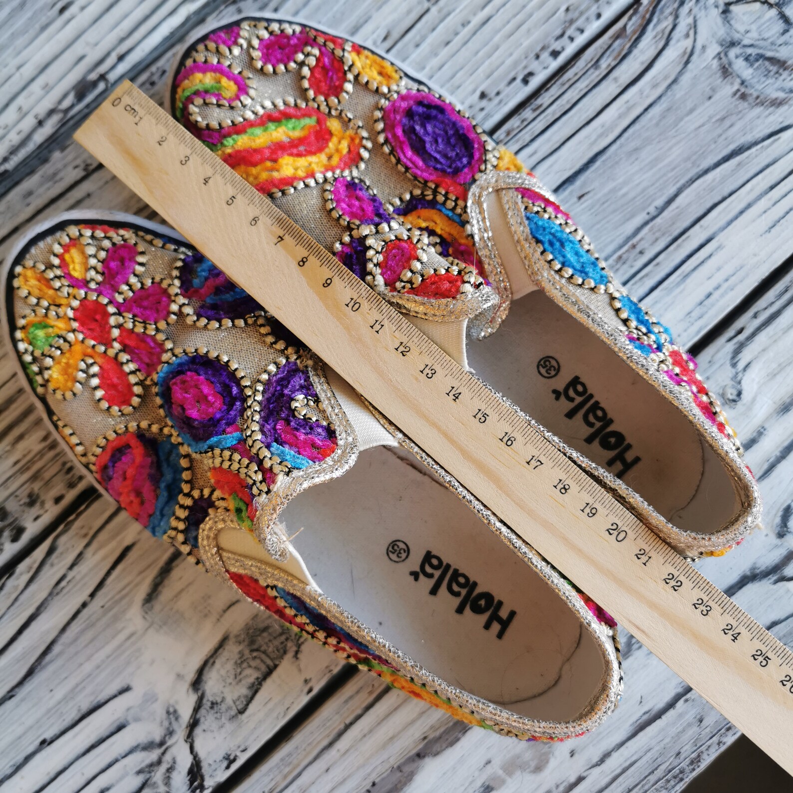 Floral Holala Sneakers - Vintage Comfy Shoes (EU 35/ 21,5 Cm/ 8.5") - Etsy