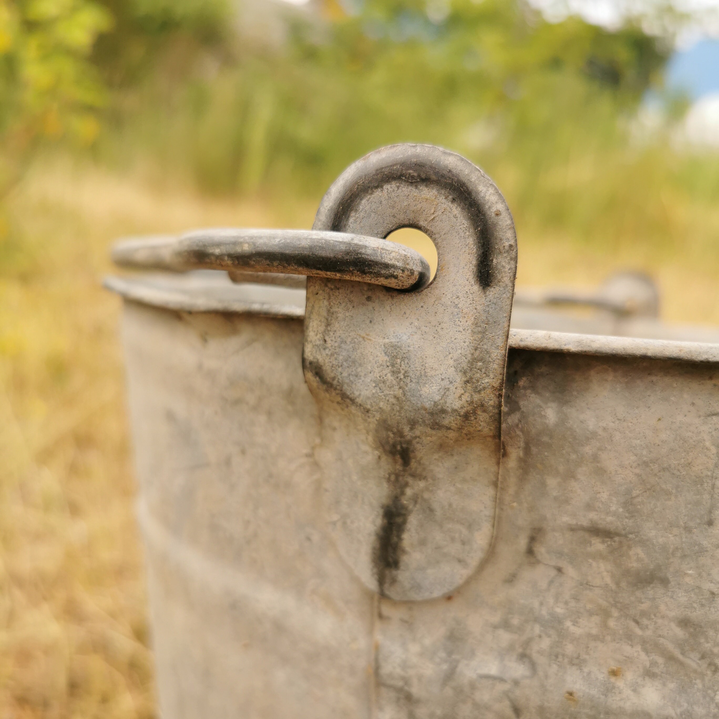 1960s Old Galvanized Bucket, Vintage Soviet Zinc Bucket - Etsy