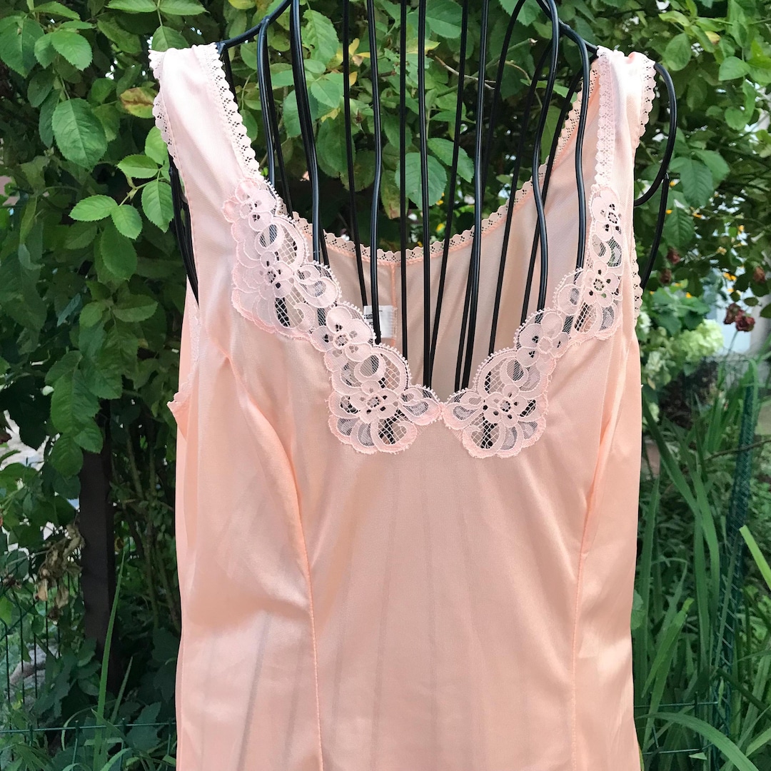 Vintage Women Under-dress, Lace Slip Dress, Size EU38-40 - Etsy