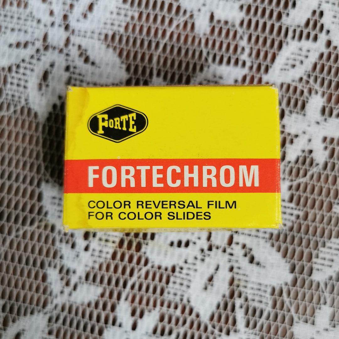 Vintage Color Reversal Film for Color Slides FORTECHROM, Expired 1987 ...