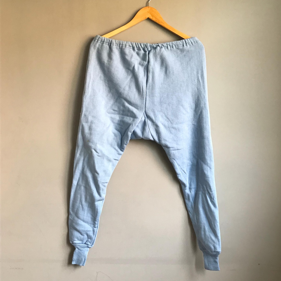 Soviet Warm Underwear, UNWORN Blue Pantaloon, Long Johns, Vintage ...