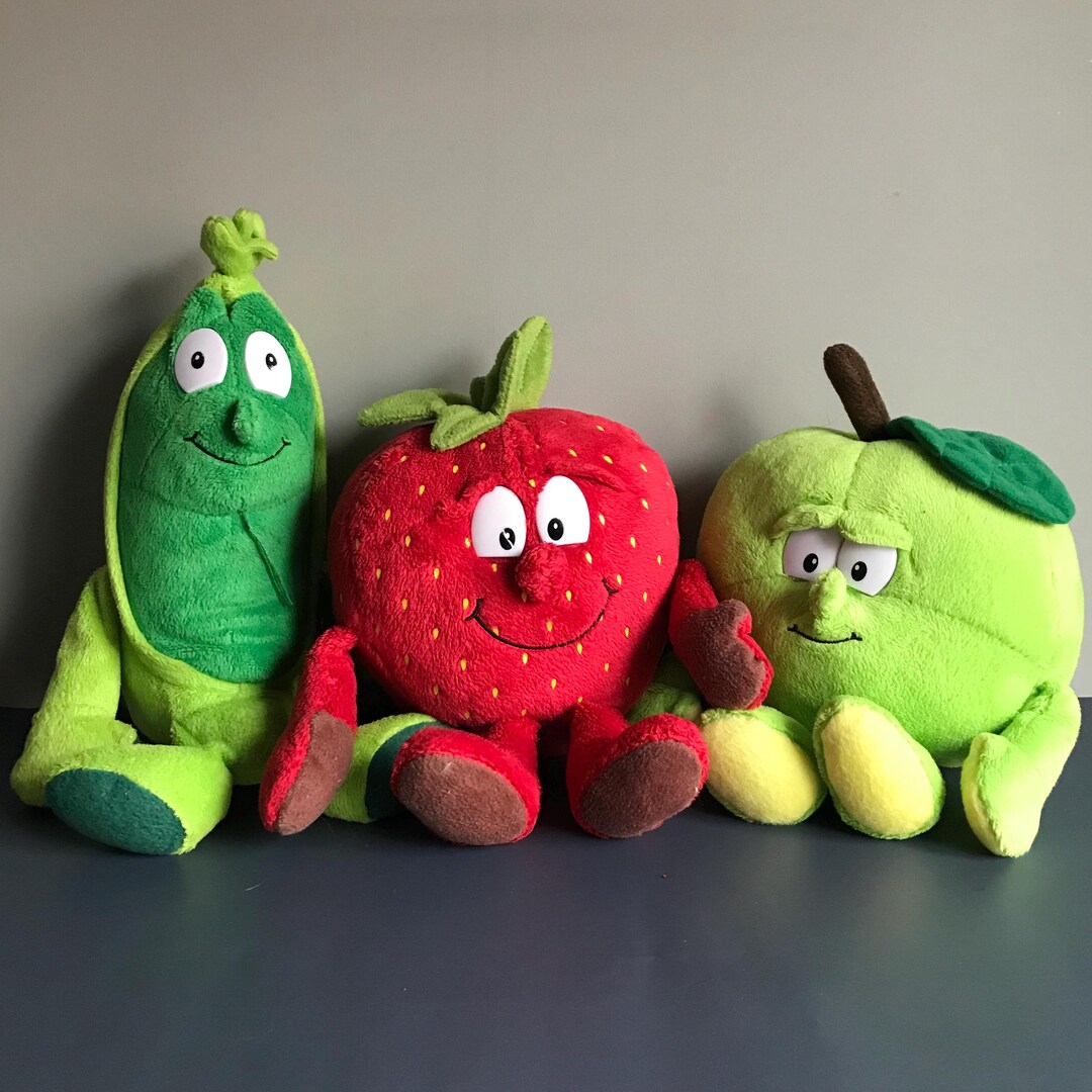 3 X Vintage Goodness Gang Plush Toys Large 28 Cm 11", Nostalgic Gift - Etsy