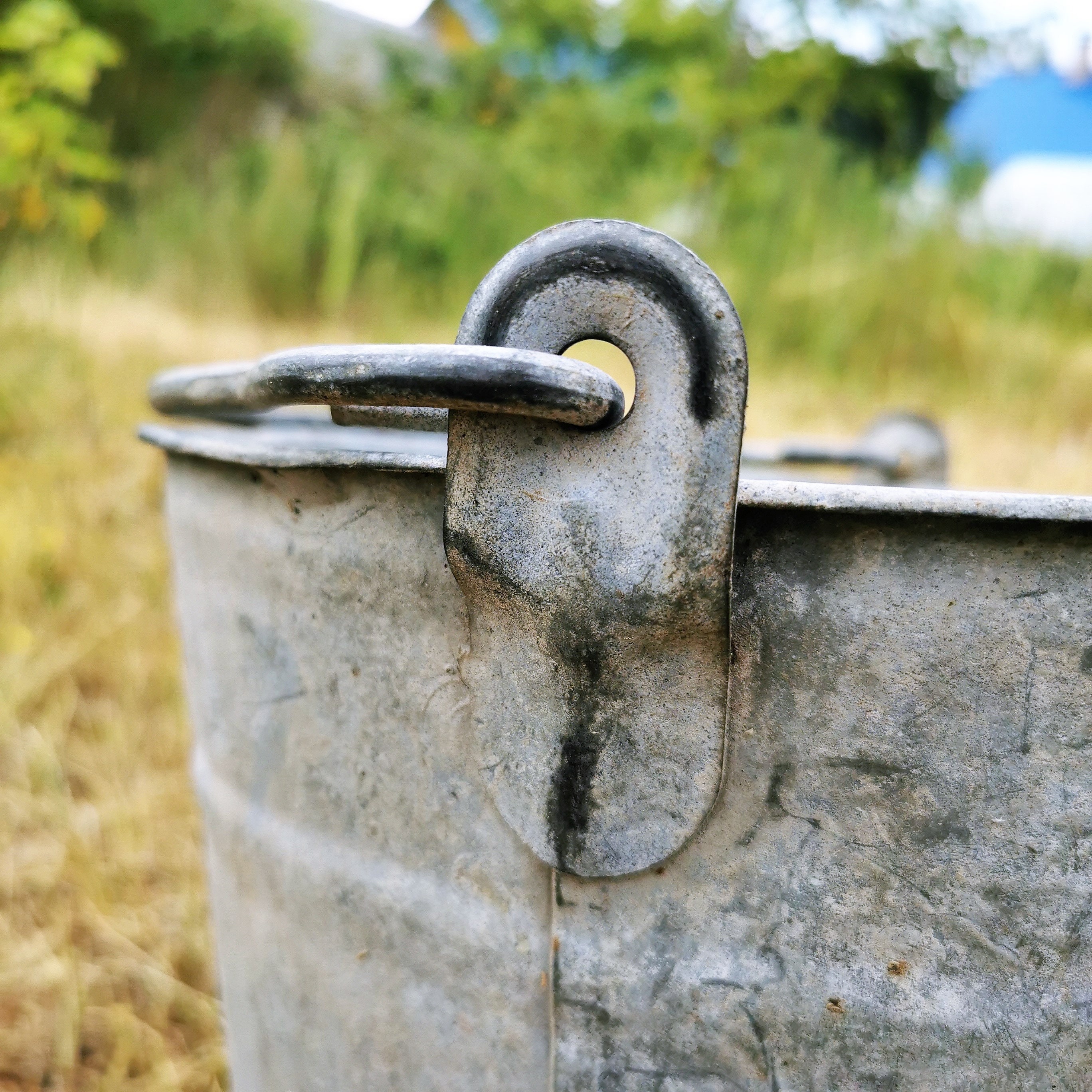 1960s Old Galvanized Bucket, Vintage Soviet Zinc Bucket - Etsy