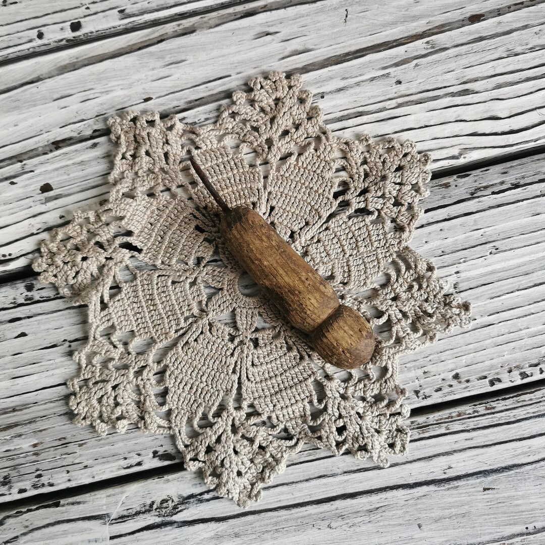 Rustic Vintage Wooden Handled Awl, Farmhouse Decor and Primitive ...