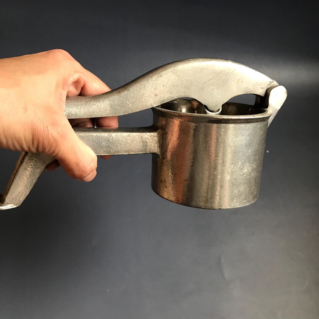 1970s Hand Held Juicer Press, Vintage Aluminum Fruit Juicer, Soviet Era ...