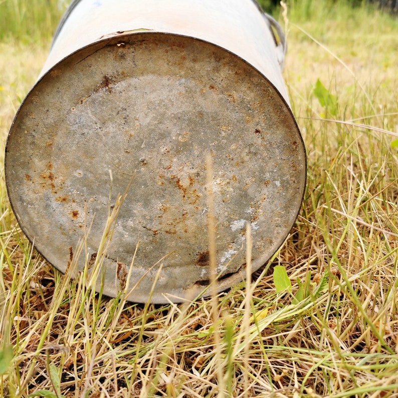 1960s Old Galvanized Bucket, Vintage Soviet Zinc Bucket - Etsy