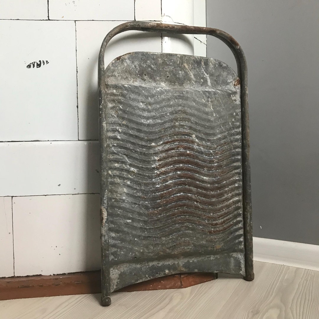 Vintage Washboard, Old Metal Washboard, Rustic Laundry Room Decor - Etsy