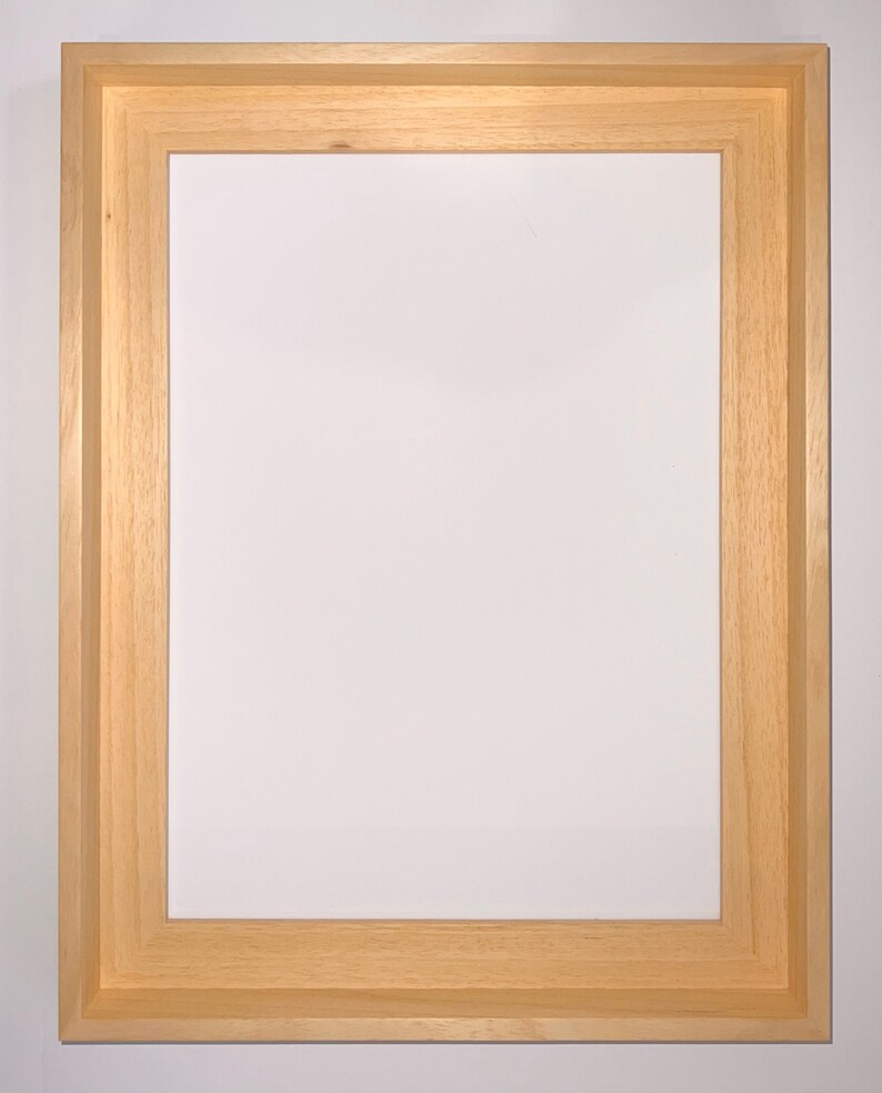 Handmade Wooden Tray Natural (float) Frame for Canvases - 25mm Rebate ...