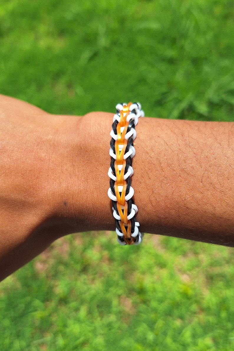 CUSTOM Rainbow Loom Inverted Fishtail Bracelet Friendship Bracelet - Etsy