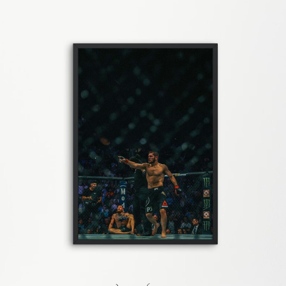 Khabib Nurmagomedov, Khabib Conor, Khabib Motivational Khabib Wall Art ...