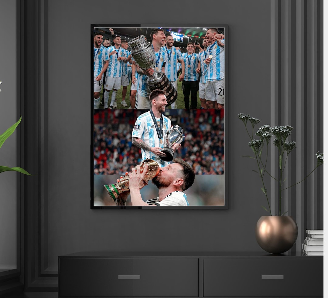 Lionel Messi Wall Art Lionel Messi Poster World Cup Poster Argentina ...