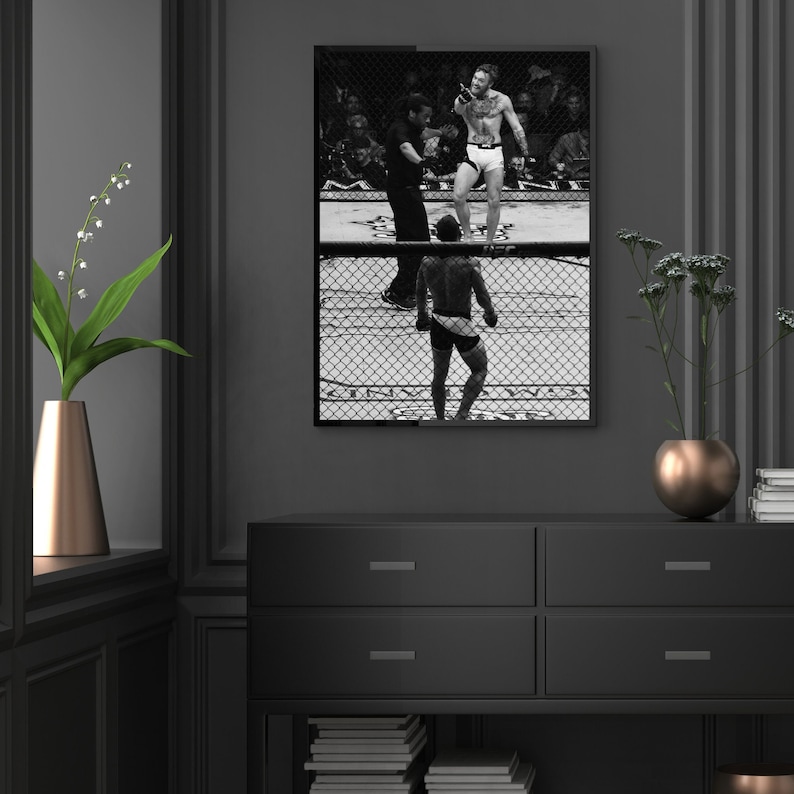 Wall Art Conor Mcgregor Poster Conor Mcgregor Wall Art Black and White ... Wall Art Conor Mcgregor Poster Conor Mcgregor Wall Art Black and White ...