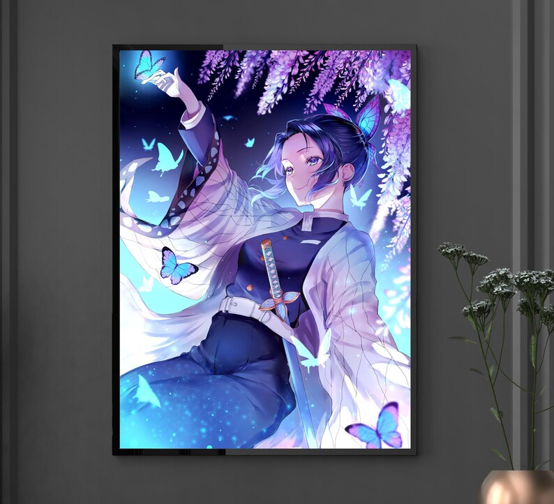 Wall Art Demon Slayer Poster Hashira Wall Art Anime Poster Digital ...