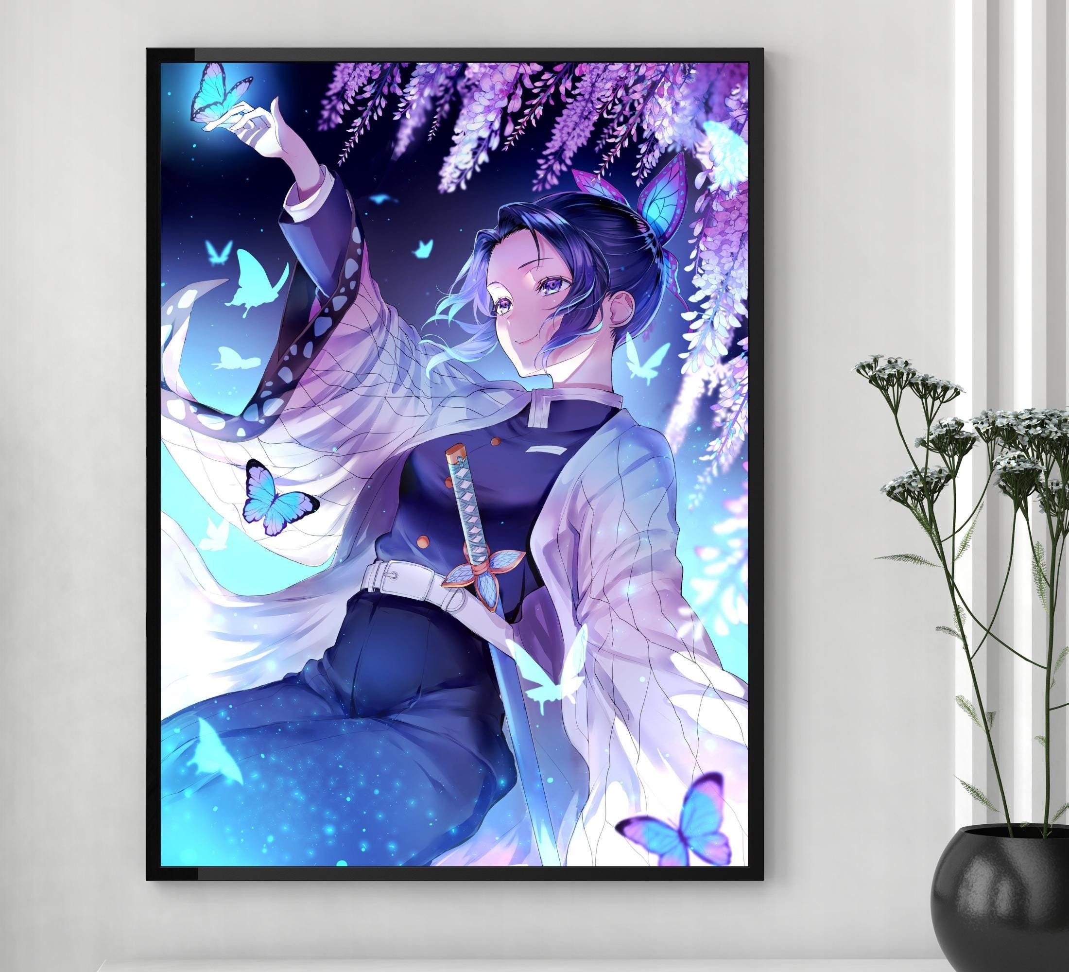 Wall Art Demon Slayer Poster Hashira Wall Art Anime Poster Digital ...
