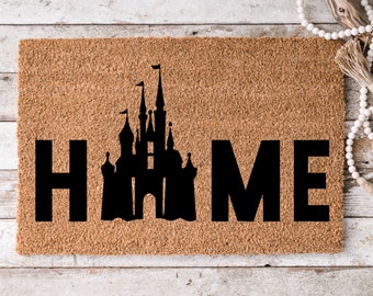 Home Disney Doormat, Mickey Minnie Guest Doormat, Mickey Decor ...