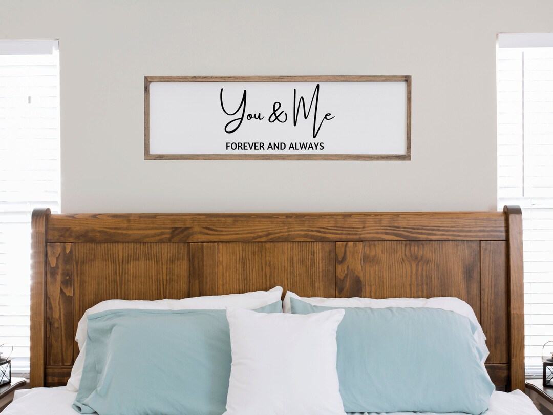 You & Me Sign Wedding Gift for Couple Wall Art for Couple - Etsy