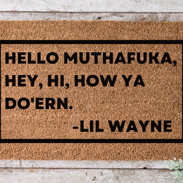 Hey There Door Mat - Etsy