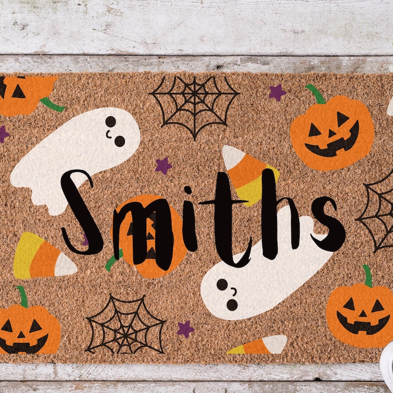 Halloween Door Mat - Etsy