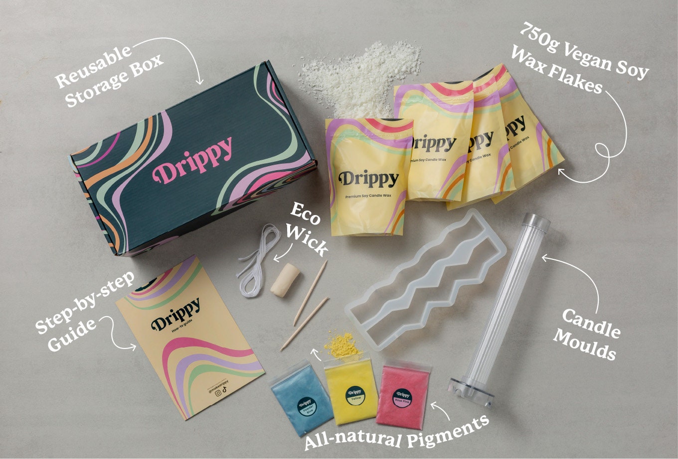 Drippy™ Home Candle Making Kit for Beginners, Candle Making for Adults ...