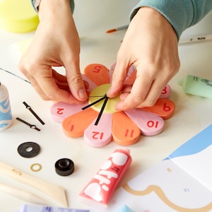 Pott'd Create-a-clock Kit for Adults Beginners - Make Your Own DIY Wall ...