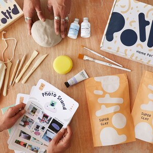Pott'd™ Home Air-dry Clay Pottery Kit for Adults & Beginners Kit ...