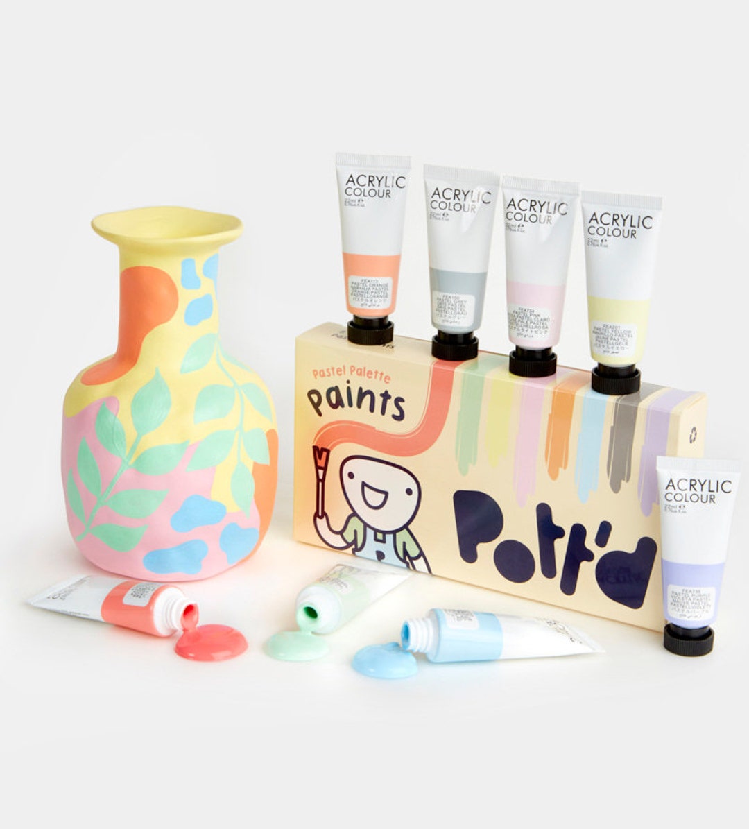 Pott'd™ Premium Acrylic Pottery Paint Set - Etsy UK