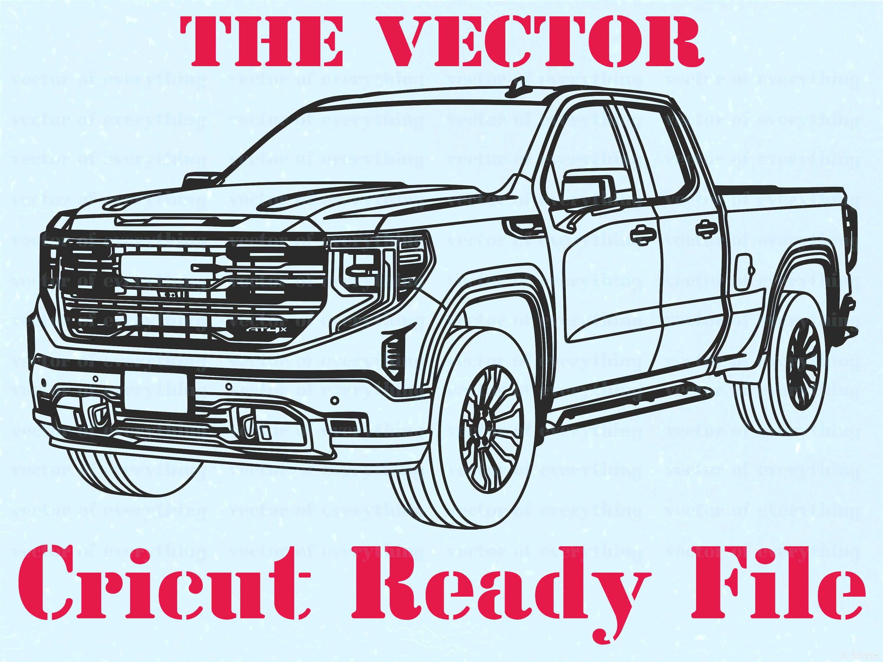 2022 Sierra At4x Truck SVG Vector Cut File Cricut - Etsy Canada