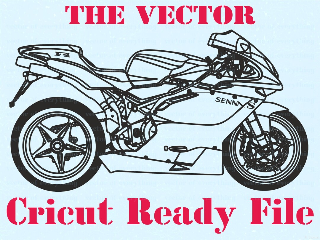 2002 Motorcycle Agusta Senna 750 SVG Vector Cut File Cricut - Etsy