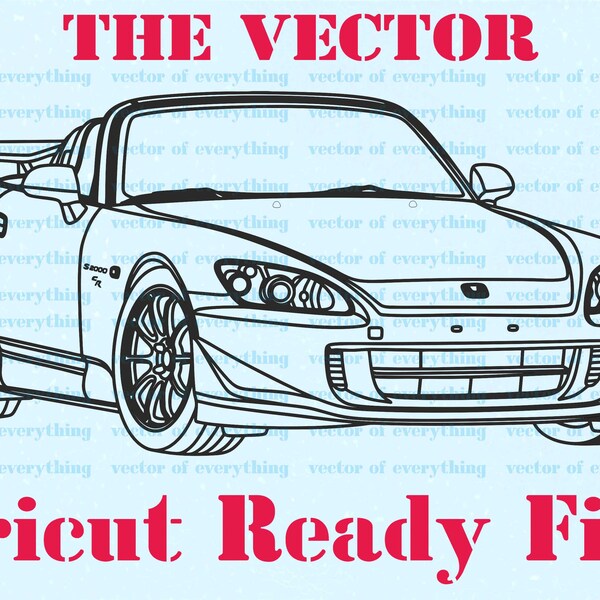 Honda S2000 Silhouette - Etsy