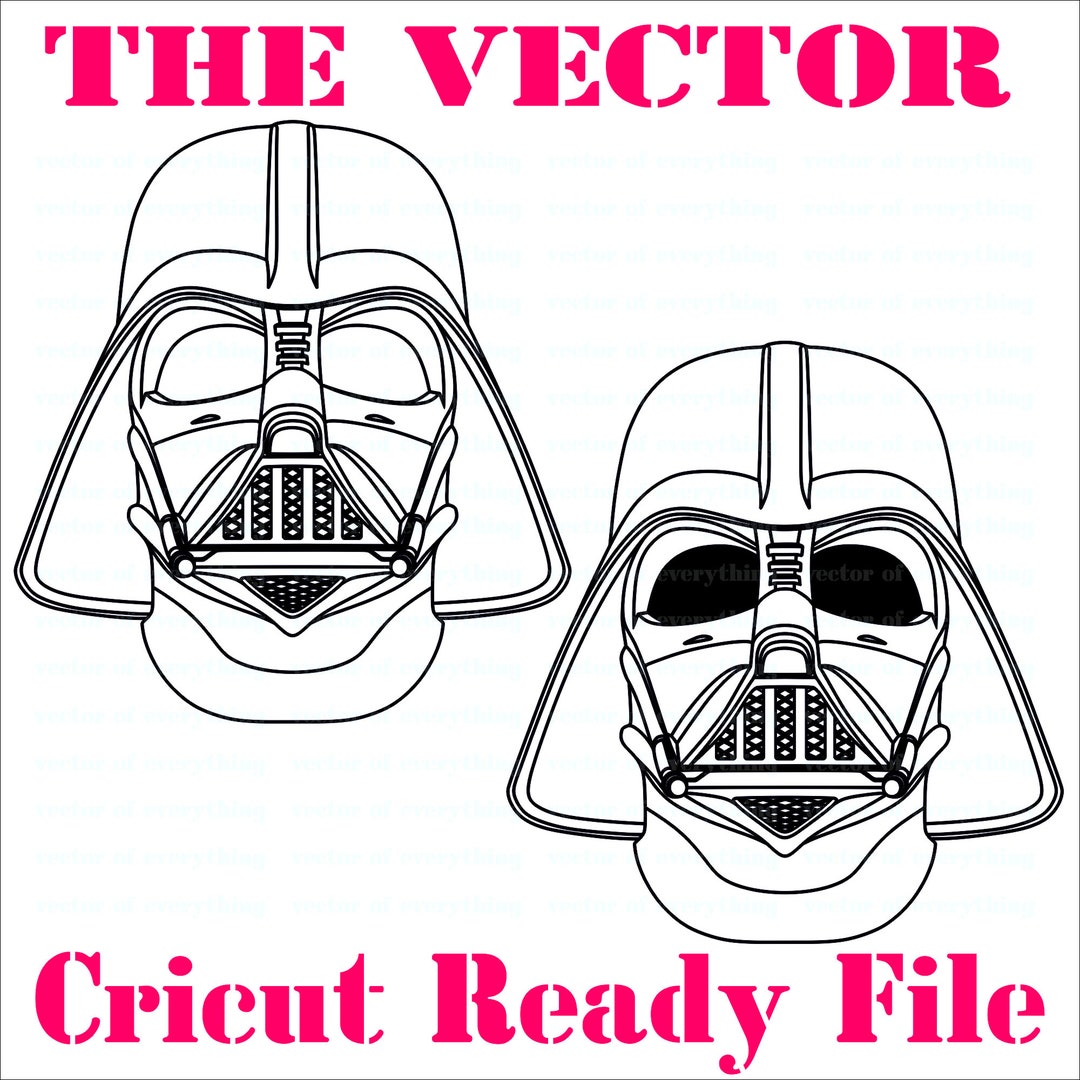 Star Wars Darth Vader SVG Vector Cut File Cricut - Etsy