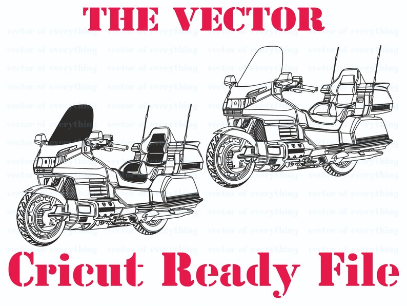 Japanese Motorcycle Goldwing SVG Vector Cut File Cricut - Etsy