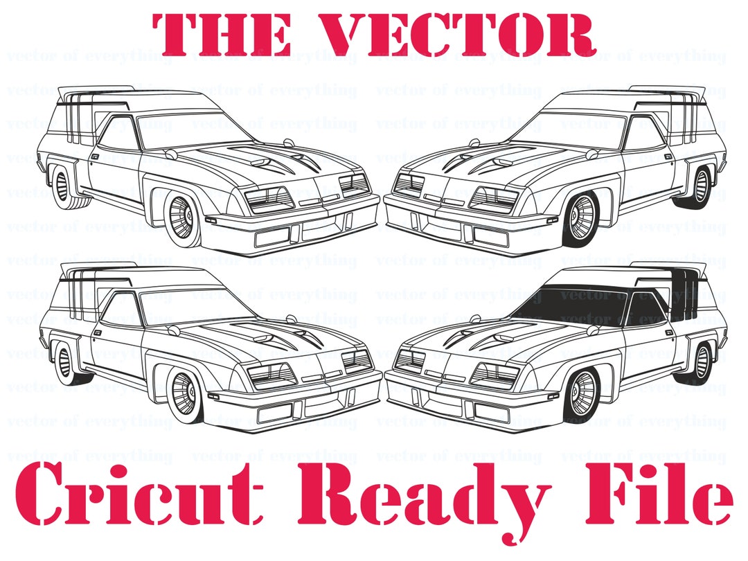 1977 Ford XC Concorde Panelvan SVG, Vector Cut File, Cricut, Silhouette ...