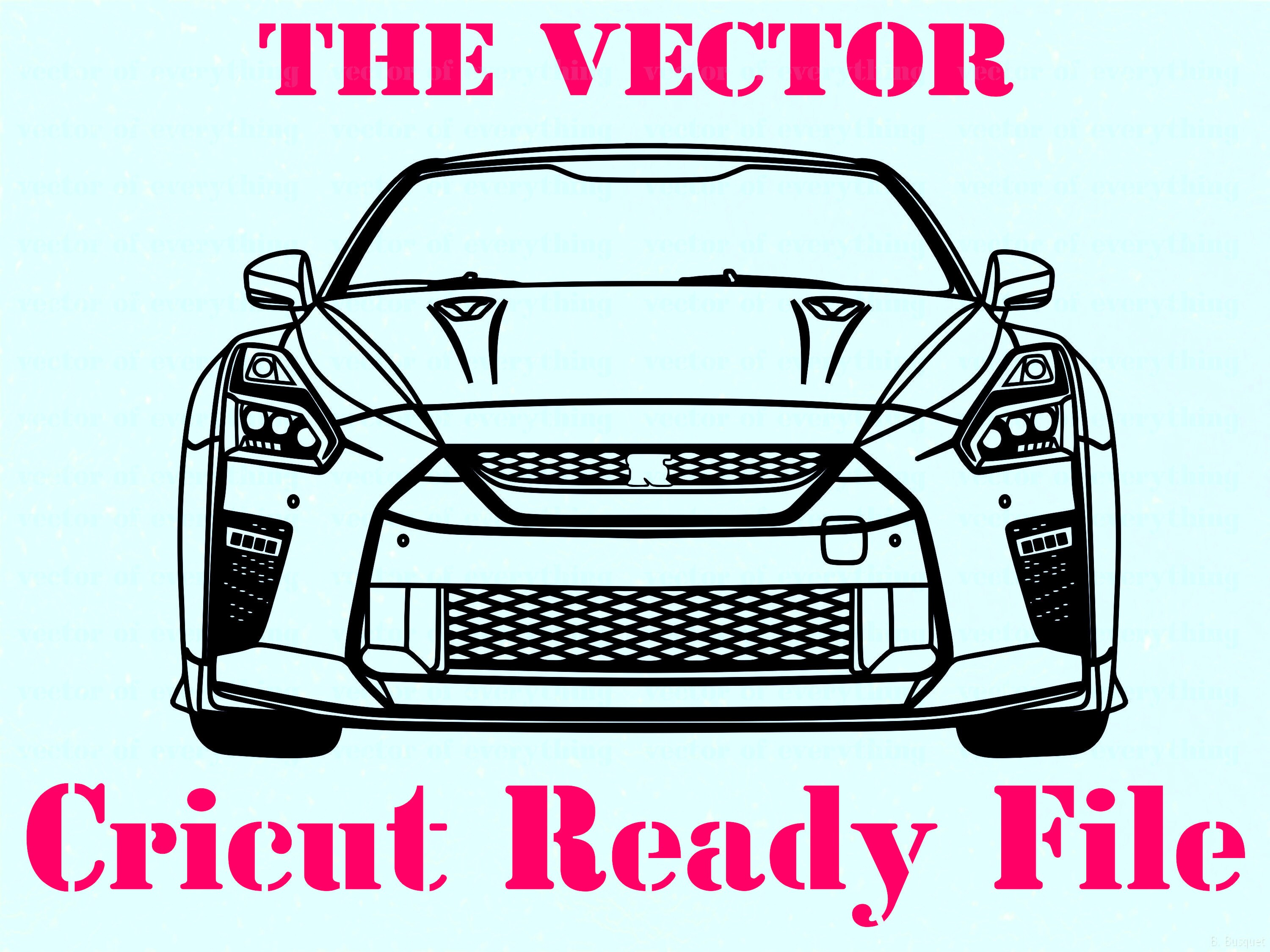 Godzilla Skyline gtr r35 SVG archivo de corte vectorial - Etsy México