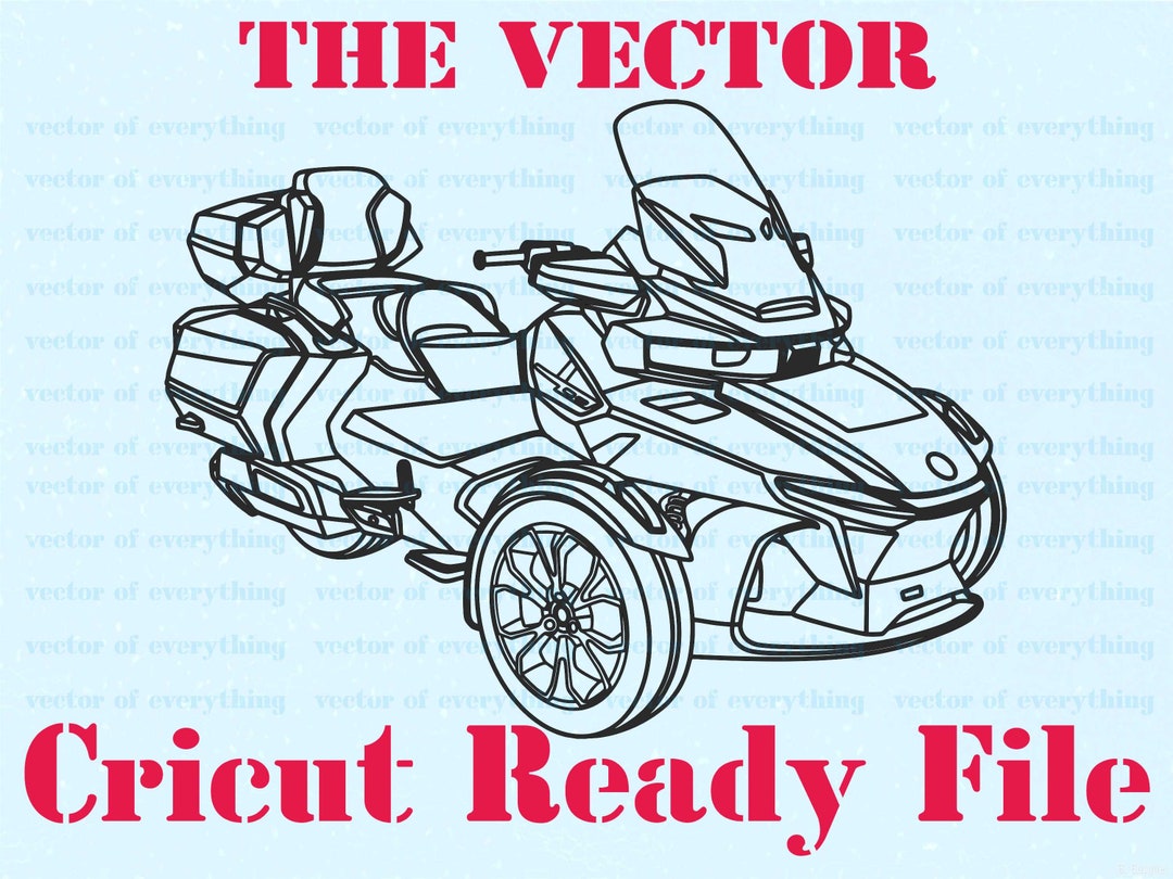 2022 Can Am Spyder RT Hyper Silver SVG Vector Cut File - Etsy