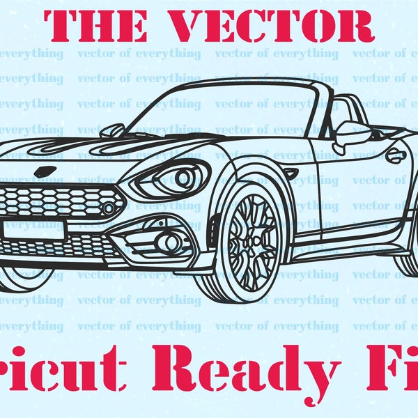 Fiat 124 Spider Decals - Etsy