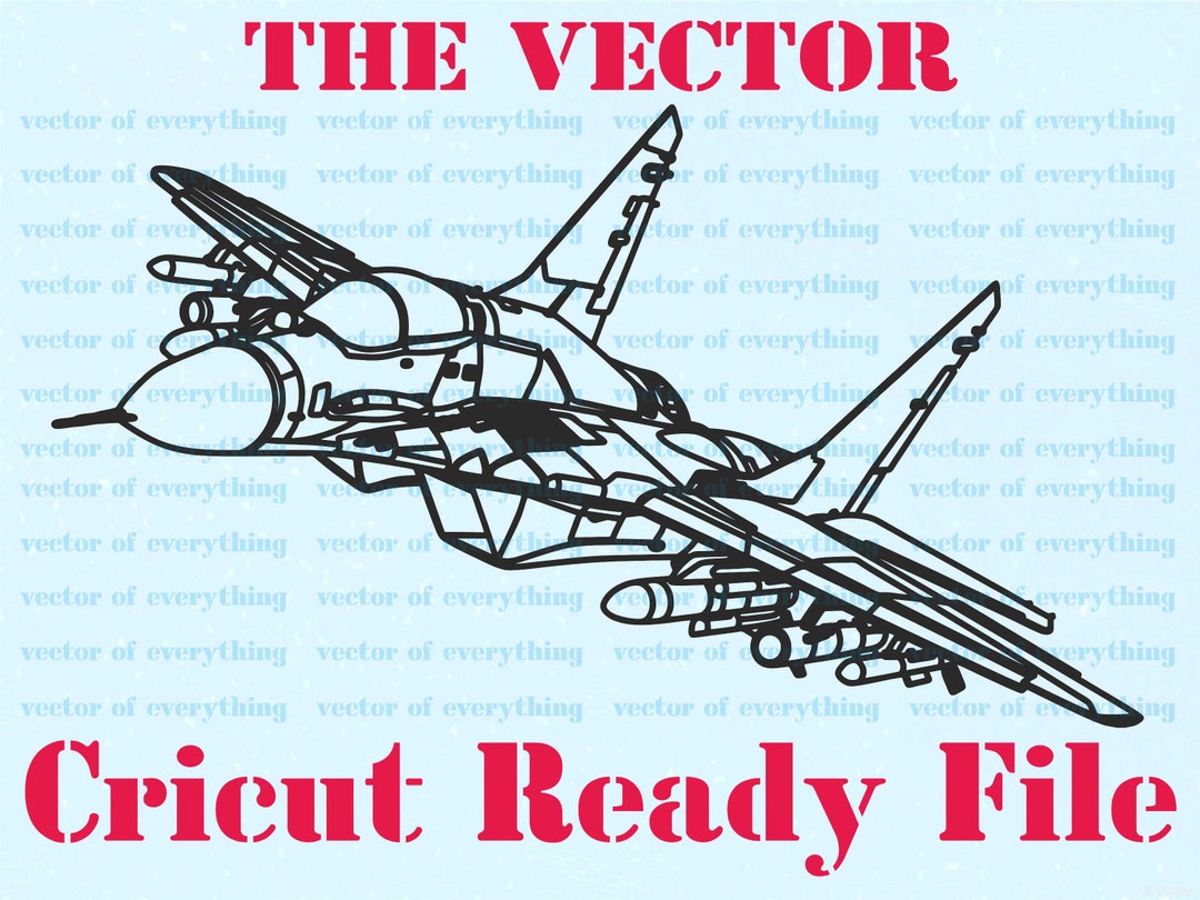 Mig 29 SVG Vector Cut File Cricut Silhouette Laser Cnc - Etsy
