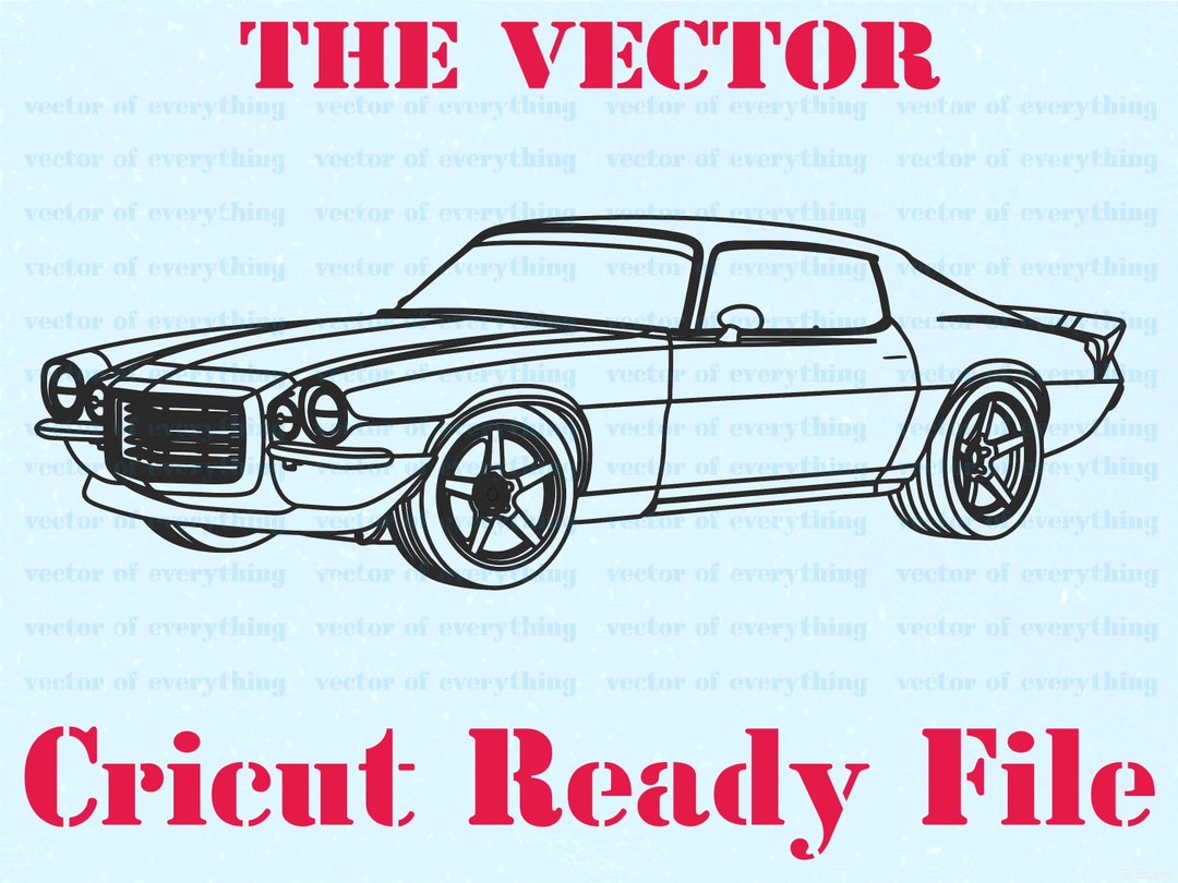 Camaro Z28 SVG Vector Cut File Cricut Silhouette Laser - Etsy Finland