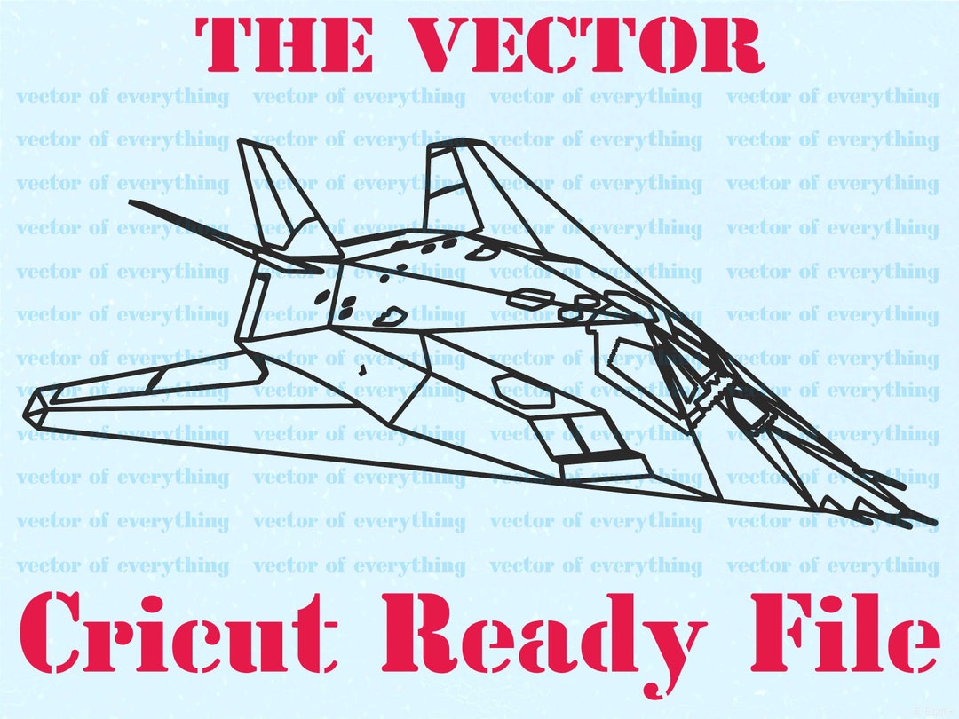 Airplane F-117A Nighthawk SVG Vector Cut File Cricut - Etsy Australia