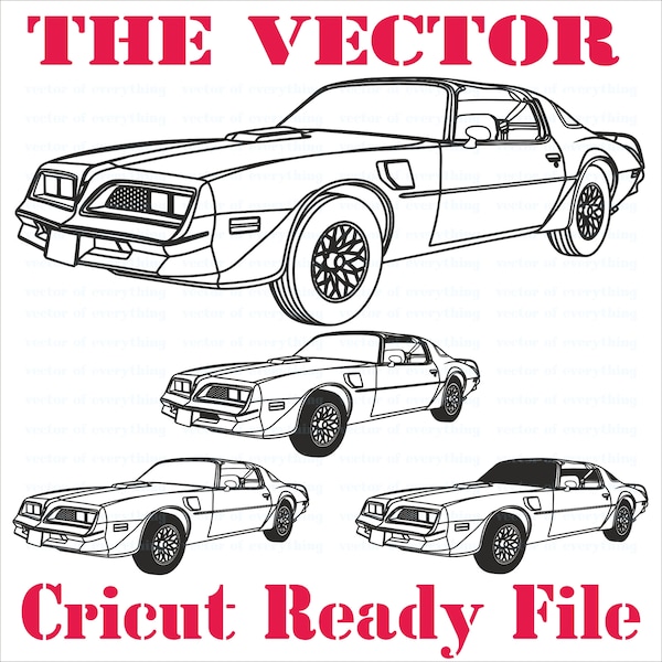 Silhouette Trans Am Car Svg - Etsy