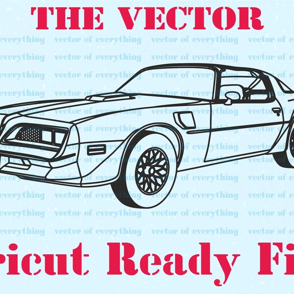 Trans Am Silhouette Decal - Etsy