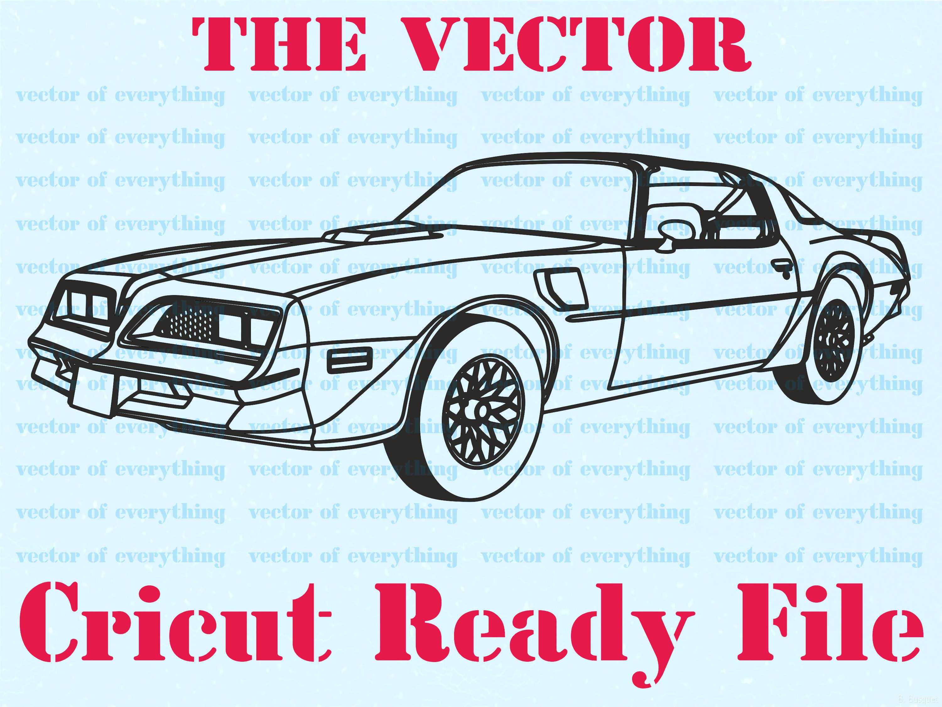 Trans Am SVG Vector Cut File Cricut Silhouette Laser Cnc - Etsy Canada