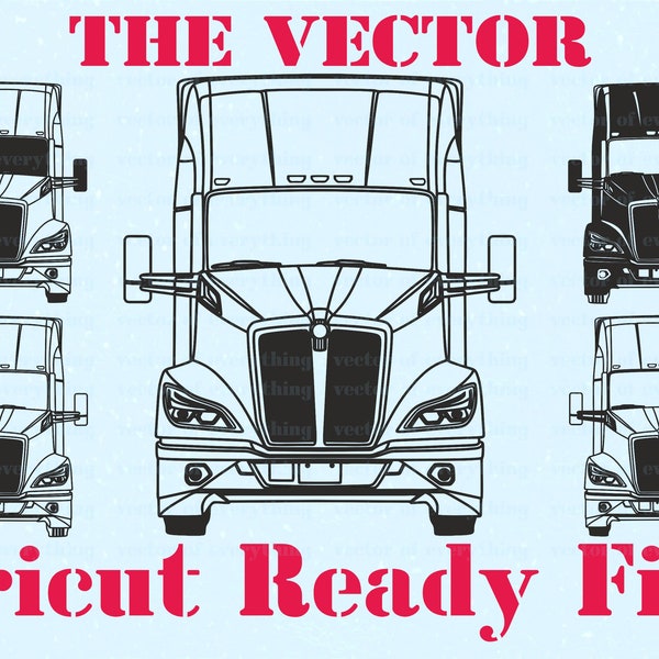 Semi Truck Kenworth T680 Svg - Etsy