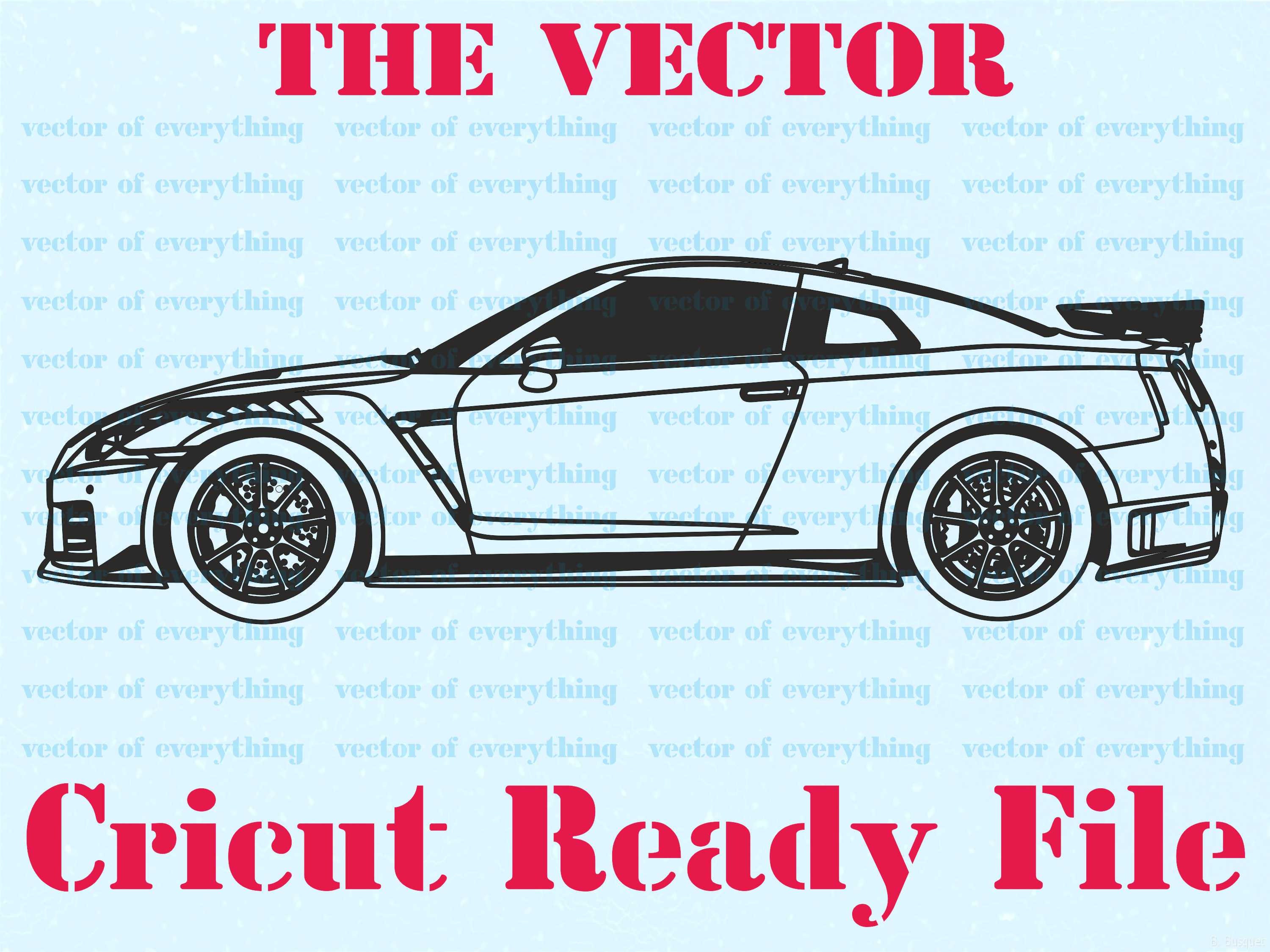 Japanese Sports Car Gtr R35 Nismo SVG Vector Cut File - Etsy UK