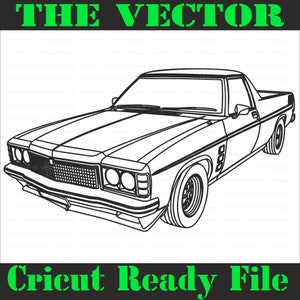 1979 Australian Car Hx Ute SVG, Vector Cut File, Cricut, Silhouette ...