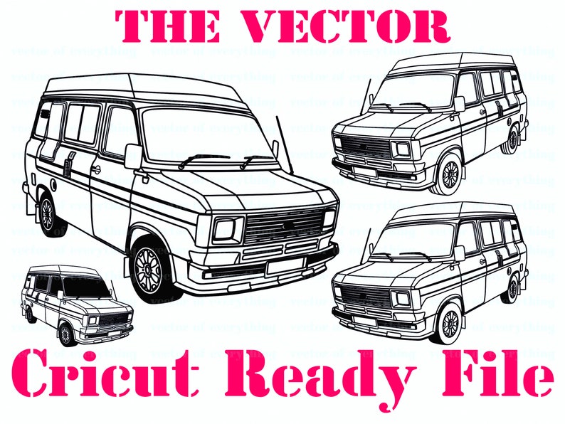 Vintage Van Ford Transit SVG Vector Cut File Cricut - Etsy