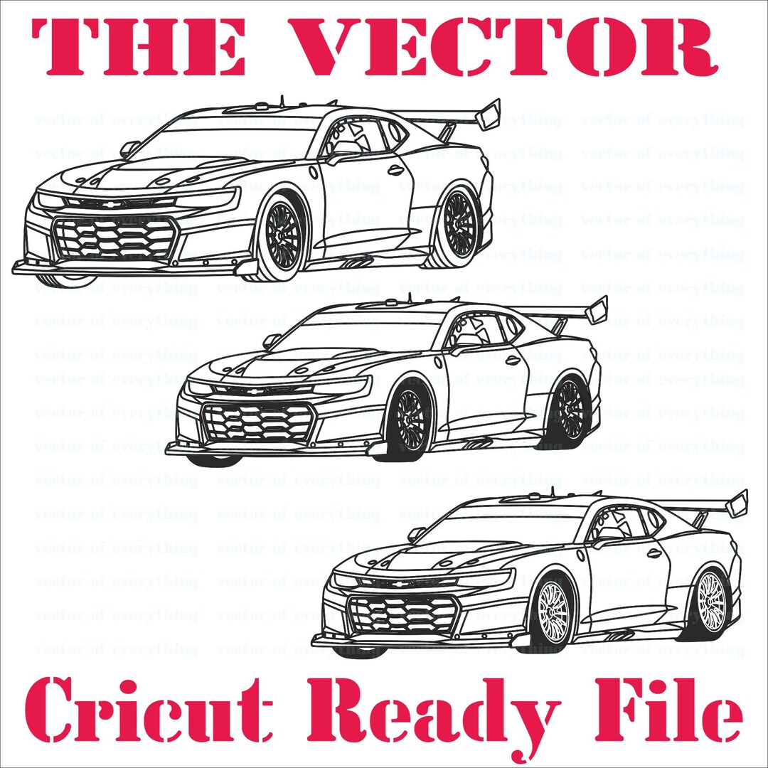 Nascar Camaro ZL1 SVG, Vector Cut File, Cricut, Silhouette, Vinyl ...