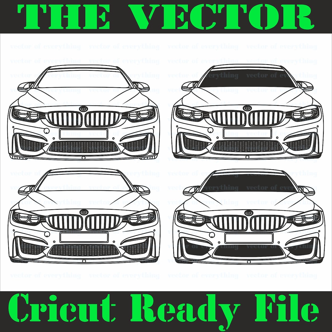 German Car 3 Series F30 Chasis SVG, Vector Cut File, Cricut, Silhouette ...