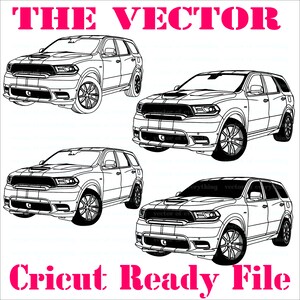 American Suv SVG, Vector Cut File, Cricut, Silhouette, Laser Cnc ...